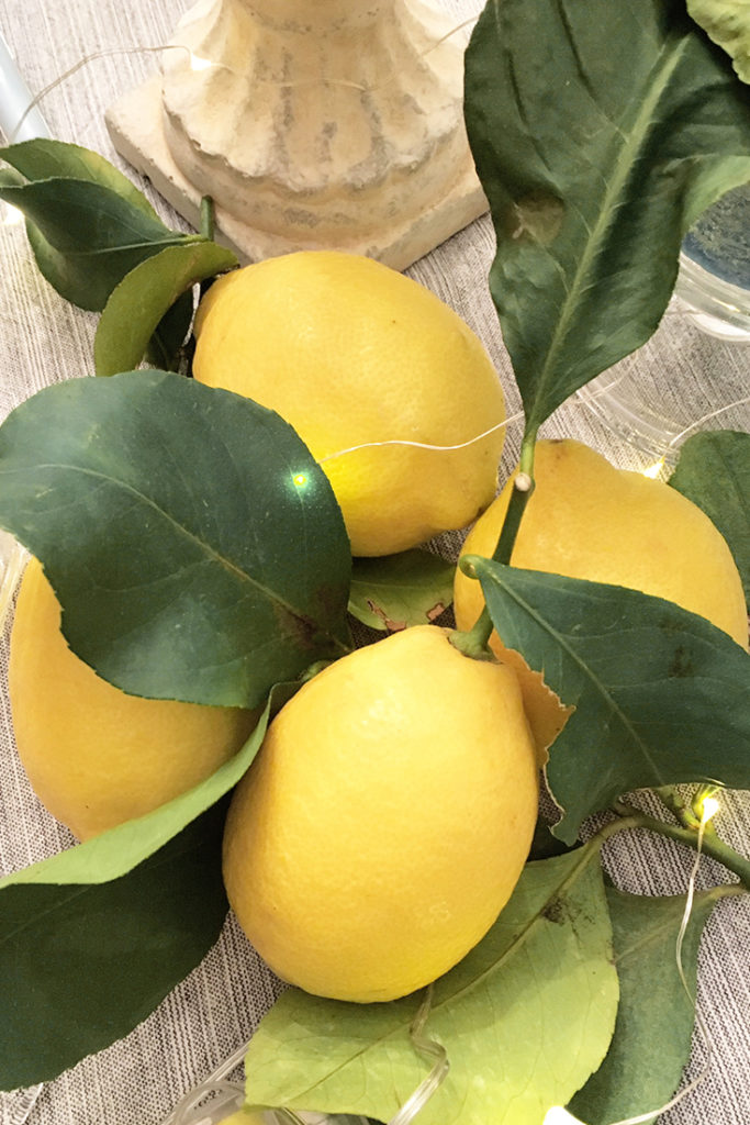 Décor de table Citrons d'Italie - Swanee Rose Le Blog - Dolce Vita ...