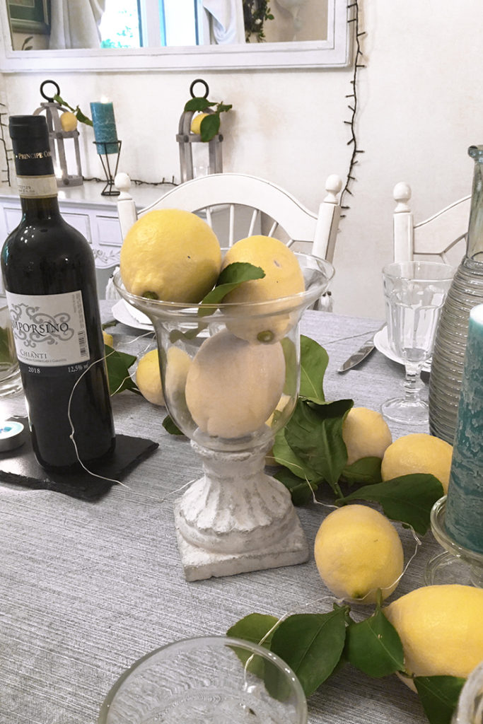 Décor de table Citrons d'Italie - Swanee Rose Le Blog - Dolce Vita ...