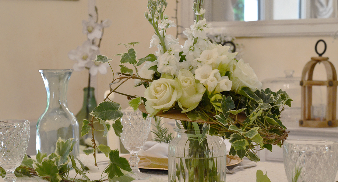 Décor de table romantique - Swanee Rose Le Blog - Dolce Vita Lifestyle