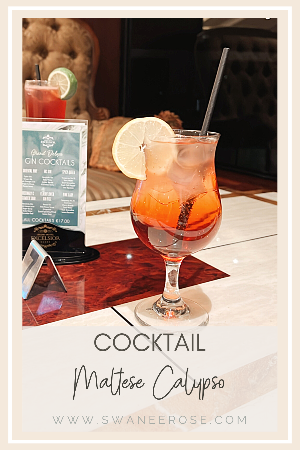 Cocktails maltais - Swanee Rose Le Blog - Dolce Vita Lifestyle
